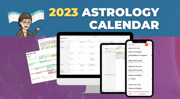Astrology Calendar • Retrogrades, Moon Signs, Moon Void Of Course